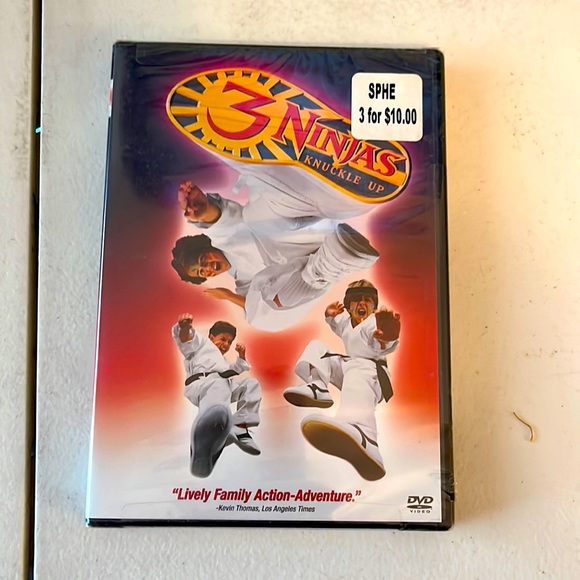 Tri Star | Media | New Never Been Open Set Of 3 Dvds The Three Ninjas ...